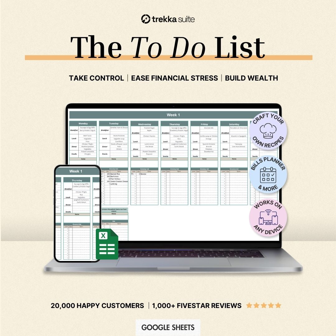 The To-Do List · Task & Productivity Management – Trekka